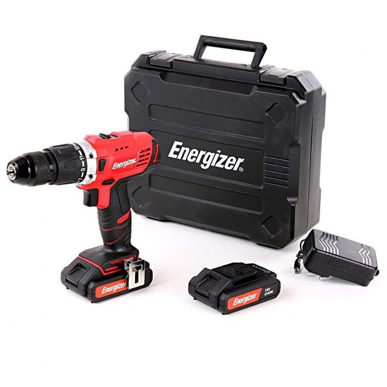 Energizer EZPP18V2A 18V Combi Hammer Drill with 2 x 2.0Ah Batteries ...